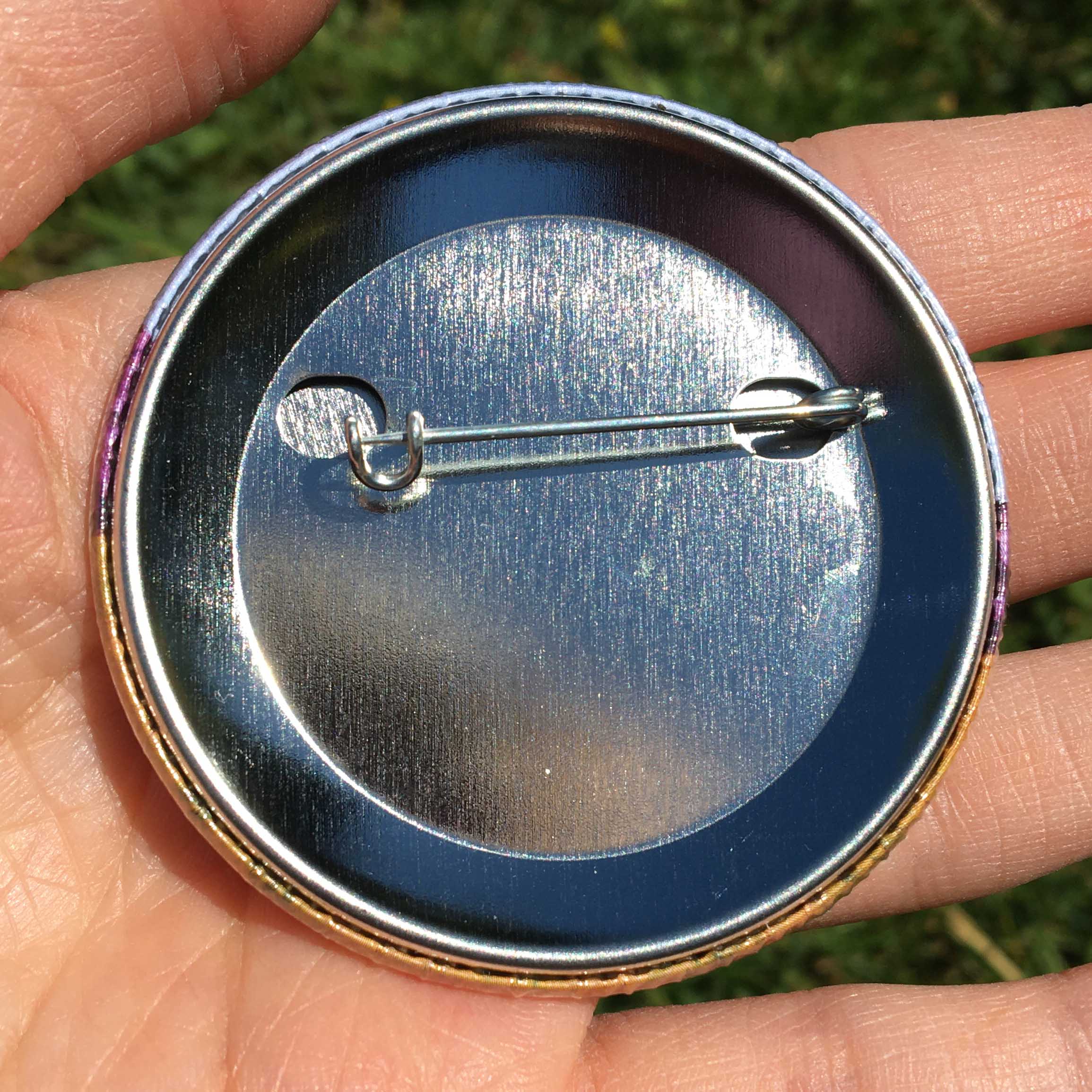 African Wild Dog Pin Badge, 58mm – JP Artwork