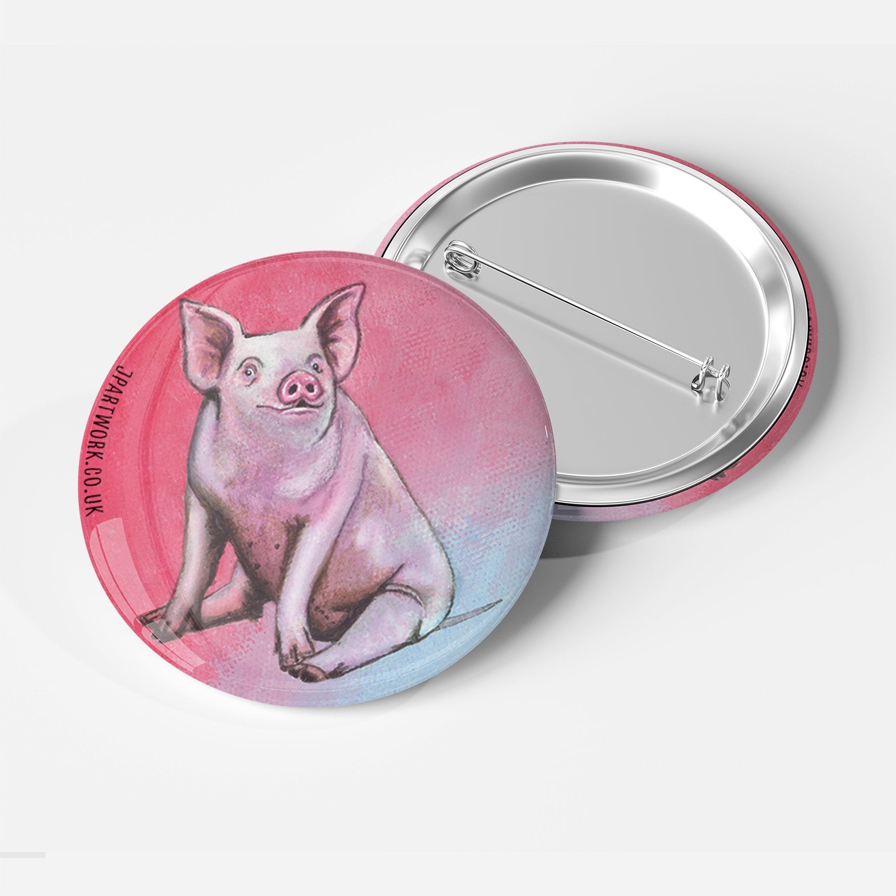 Pig Badge, 38mm – JP Artwork